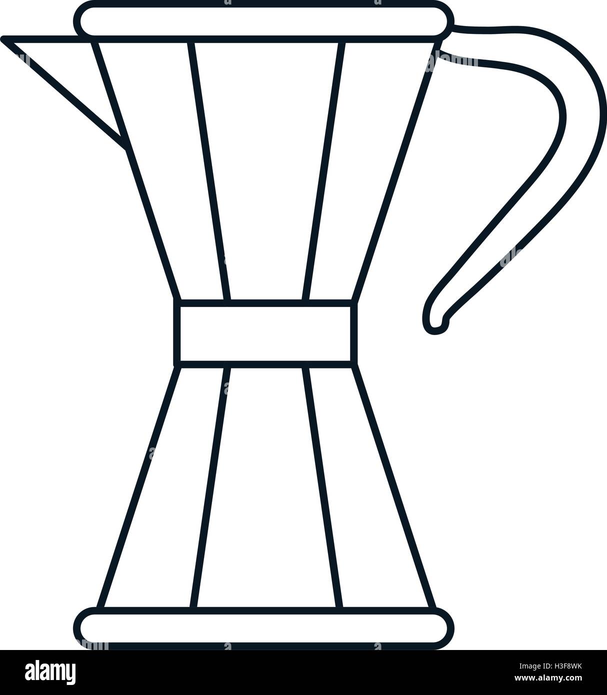 coffee pot drink design Stock Vector Image & Art - Alamy