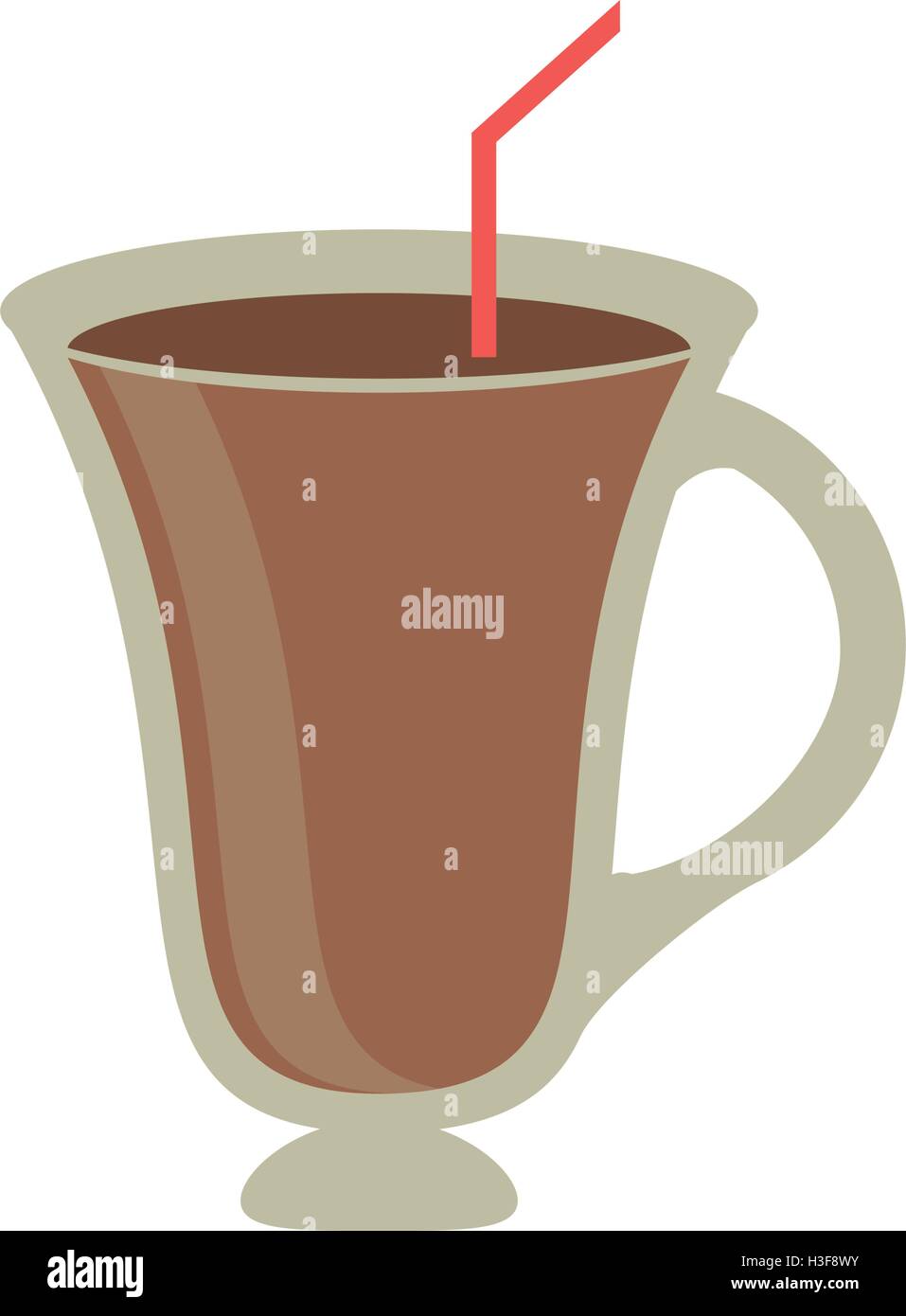 coffee glass drink design Stock Vector Image & Art - Alamy