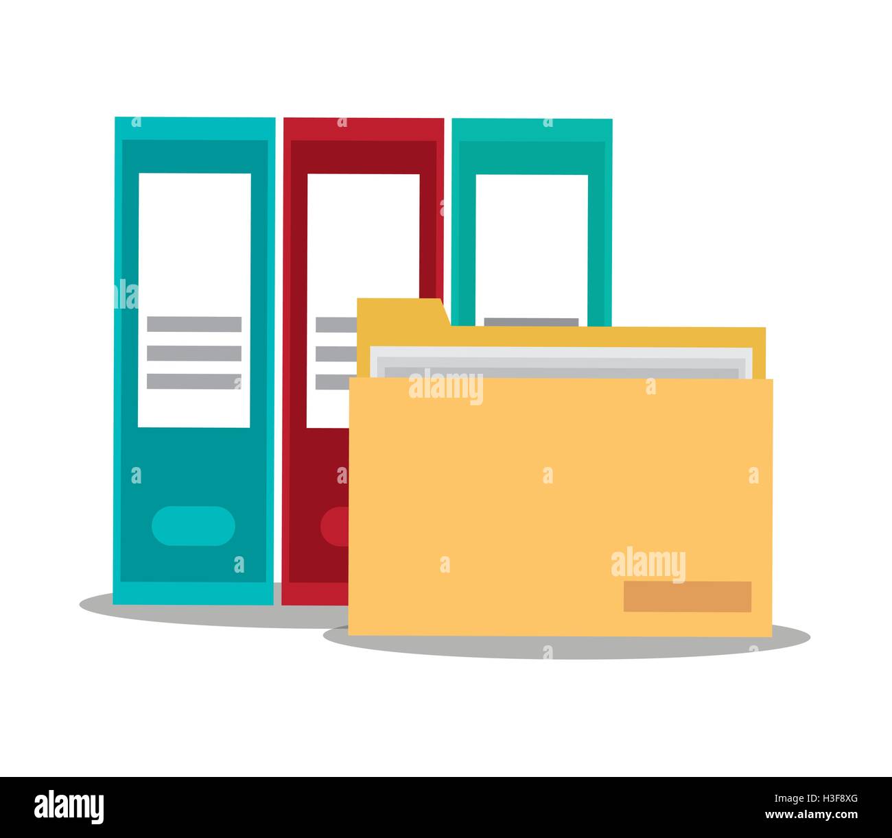 File of office and work design Stock Vector Image & Art - Alamy