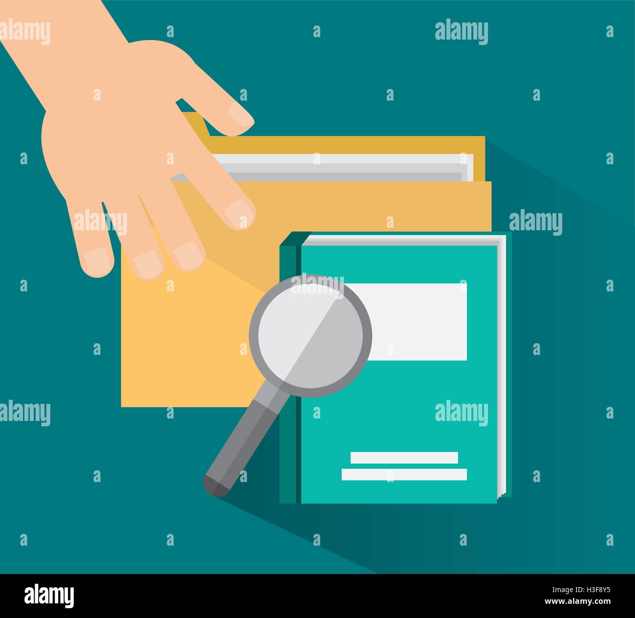 File of office and work design Stock Vector Image & Art - Alamy