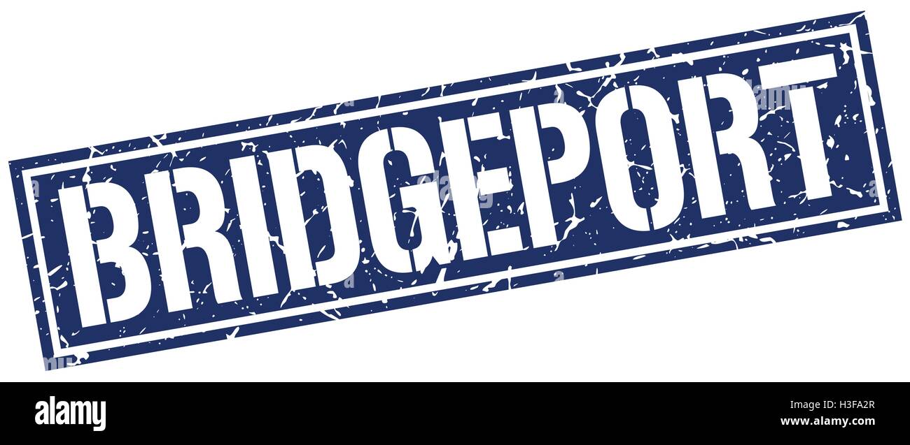 Bridgeport blue square stamp Stock Vector Image & Art - Alamy