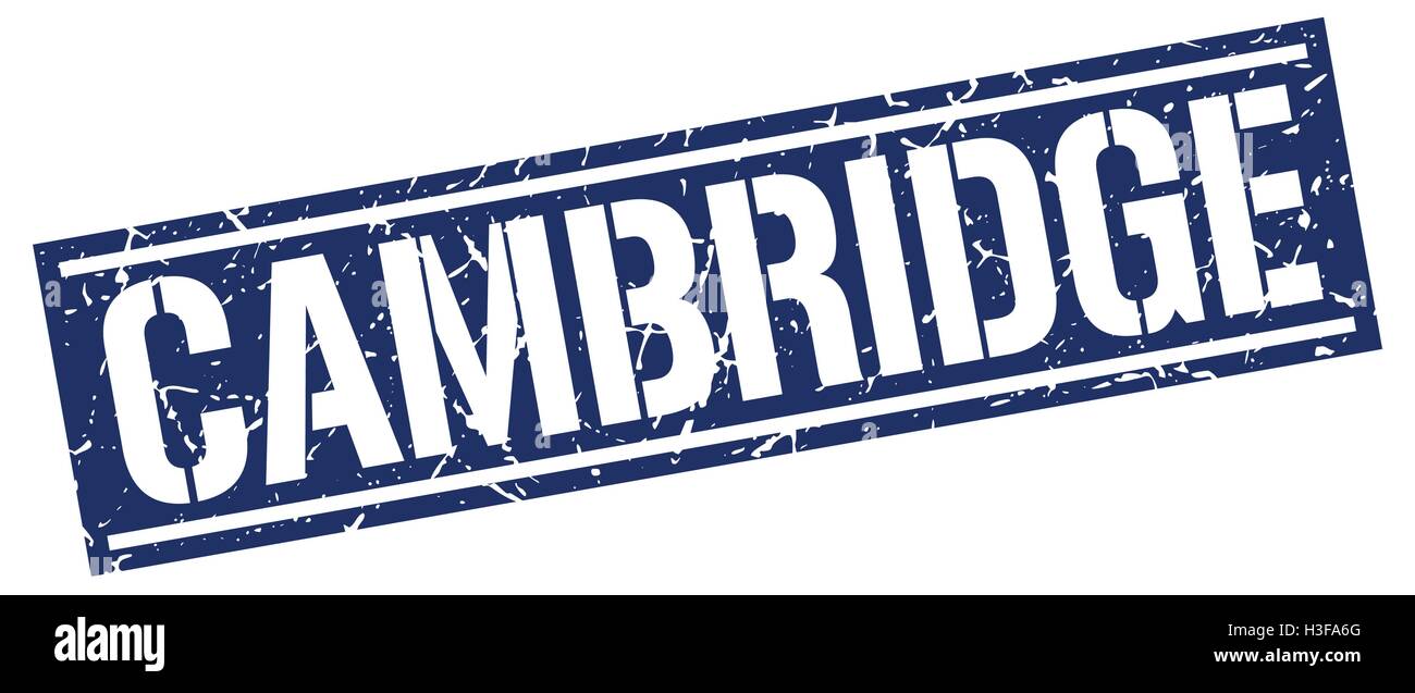Cambridge blue square stamp Stock Vector Image & Art - Alamy