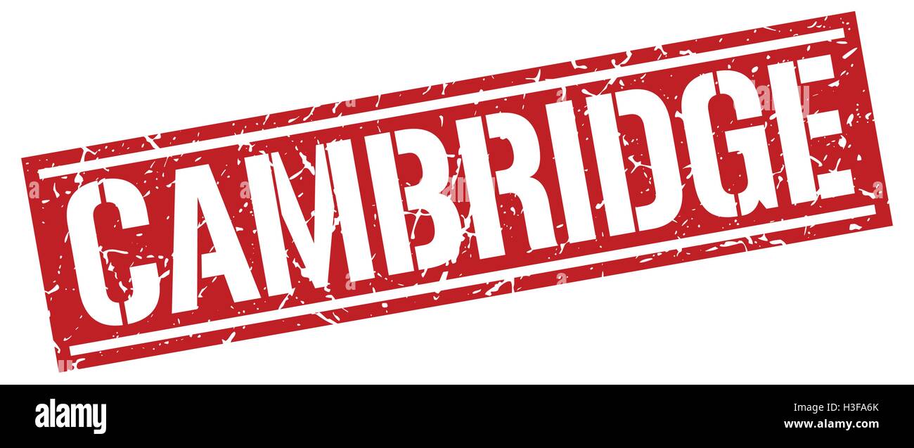 Cambridge red square stamp Stock Vector Image & Art - Alamy