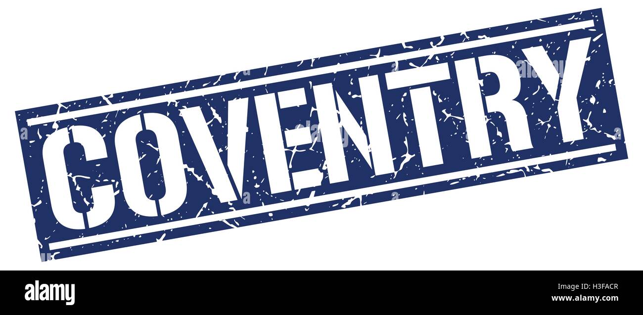 Coventry blue square stamp Stock Vector Image & Art - Alamy