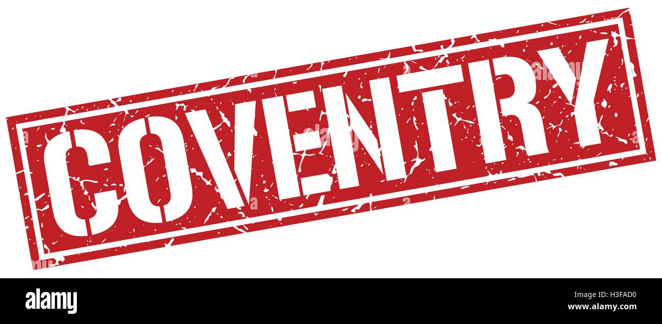 Coventry red square stamp Stock Vector Image & Art - Alamy