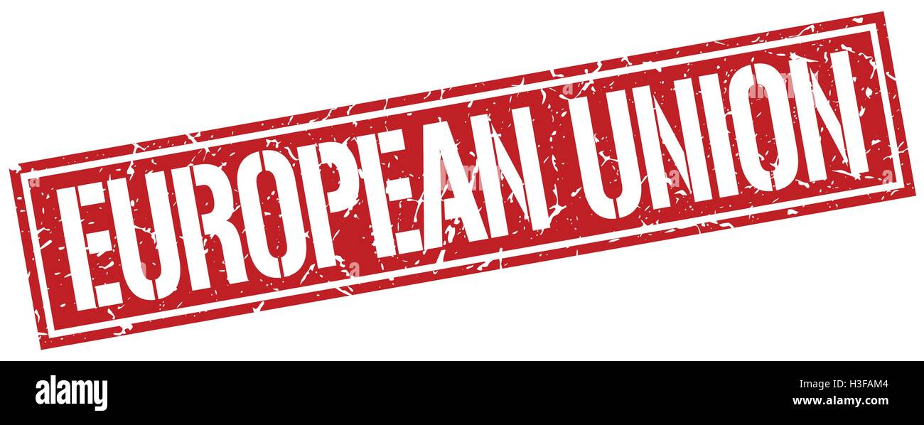 european union red square stamp Stock Vector Image & Art - Alamy