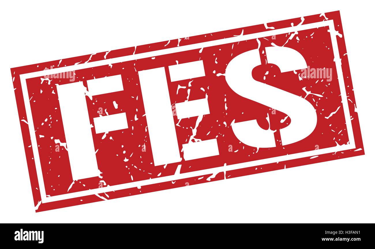 Fes red square stamp Stock Vector Image & Art - Alamy