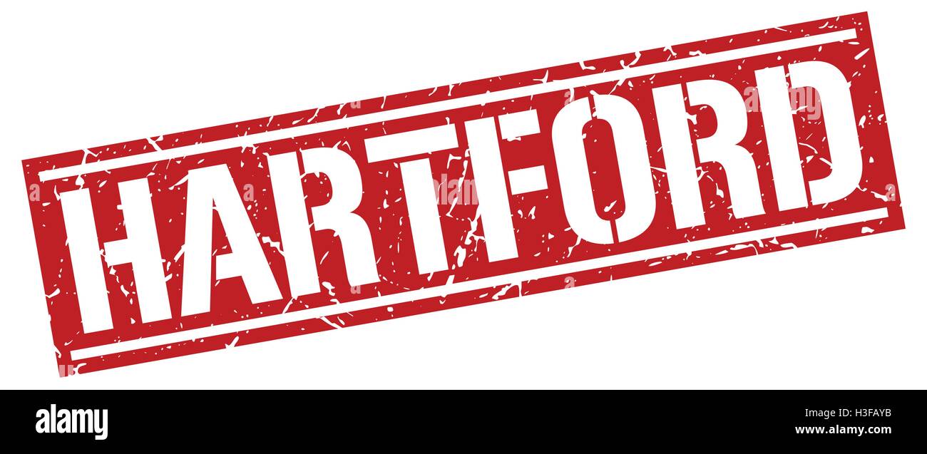 Hartford red square stamp Stock Vector Image & Art - Alamy