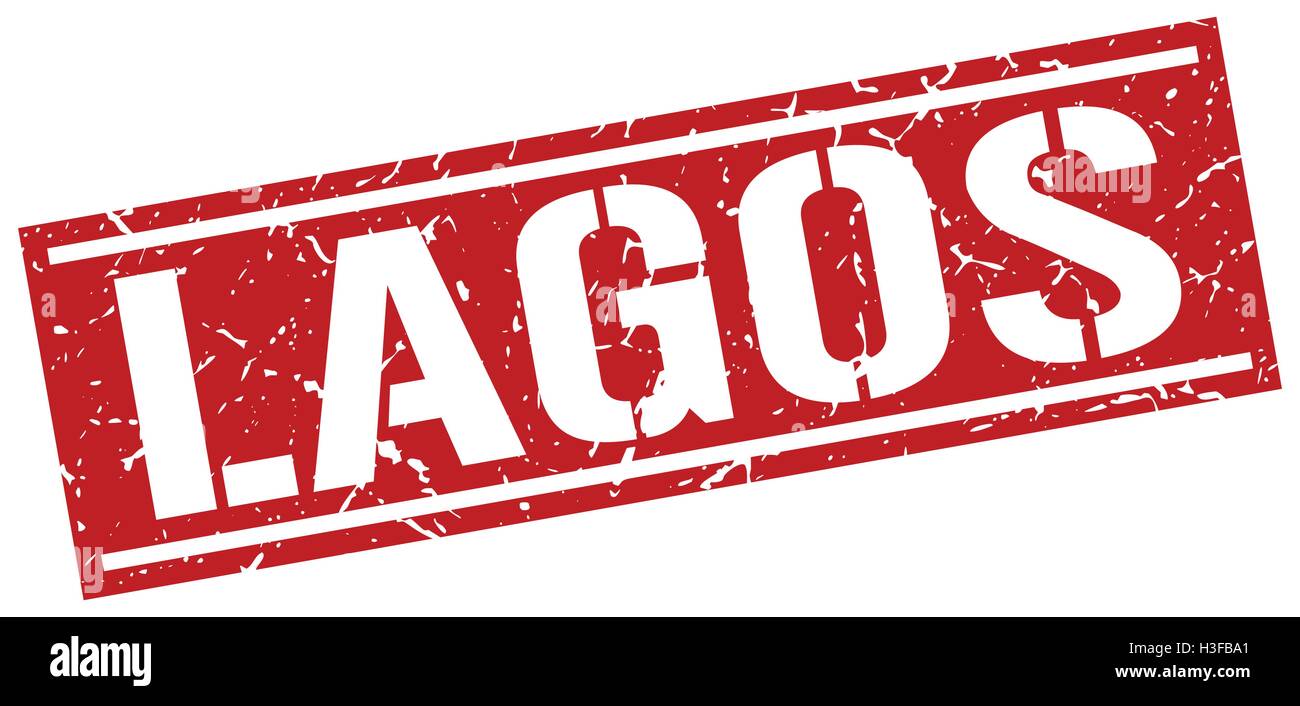 Lagos red square stamp Stock Vector Image & Art - Alamy