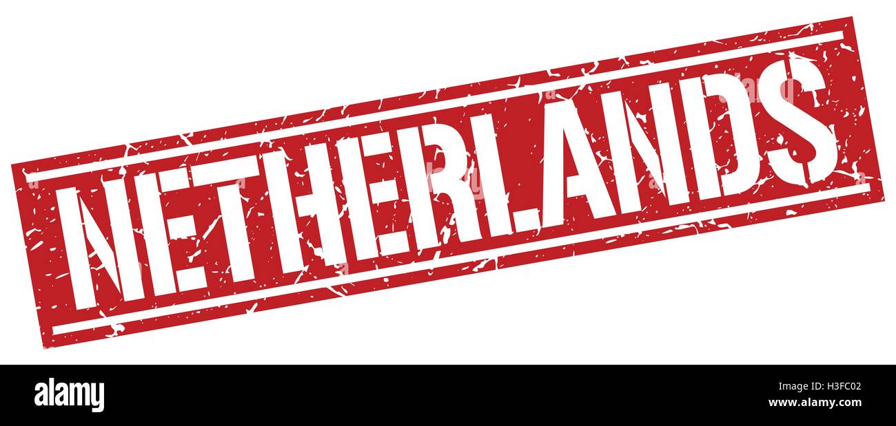 Netherlands red square stamp Stock Vector Image & Art - Alamy