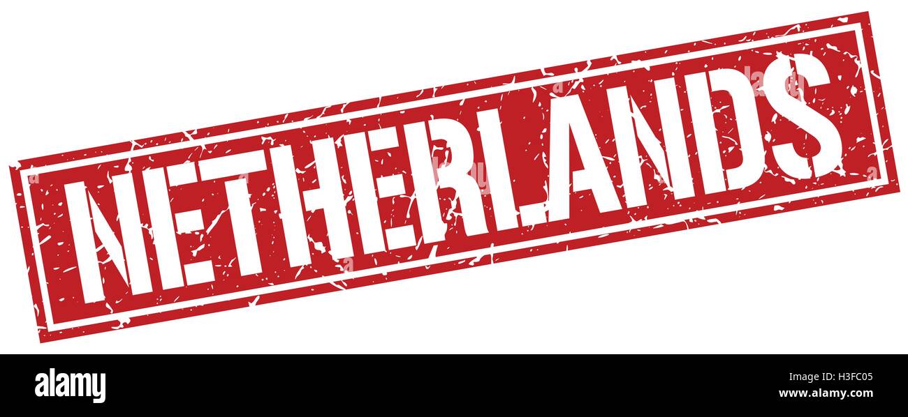 Netherlands red square stamp Stock Vector Image & Art - Alamy