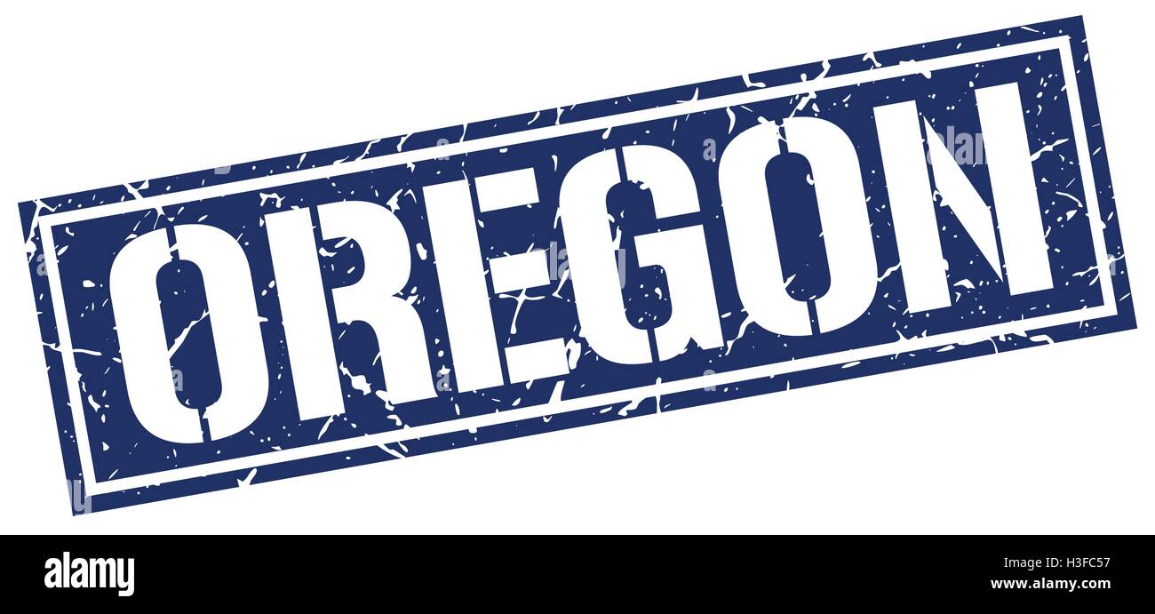 Oregon stamp vector vectors hi-res stock photography and images - Alamy