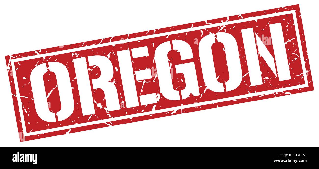 Oregon stamp vector vectors hi-res stock photography and images - Alamy