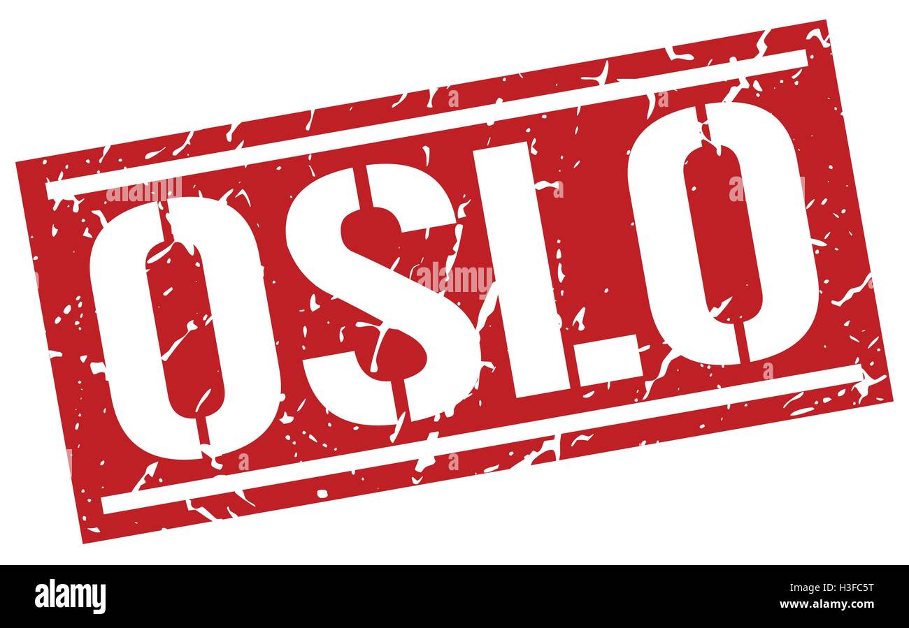 Oslo red square stamp Stock Vector Image & Art - Alamy