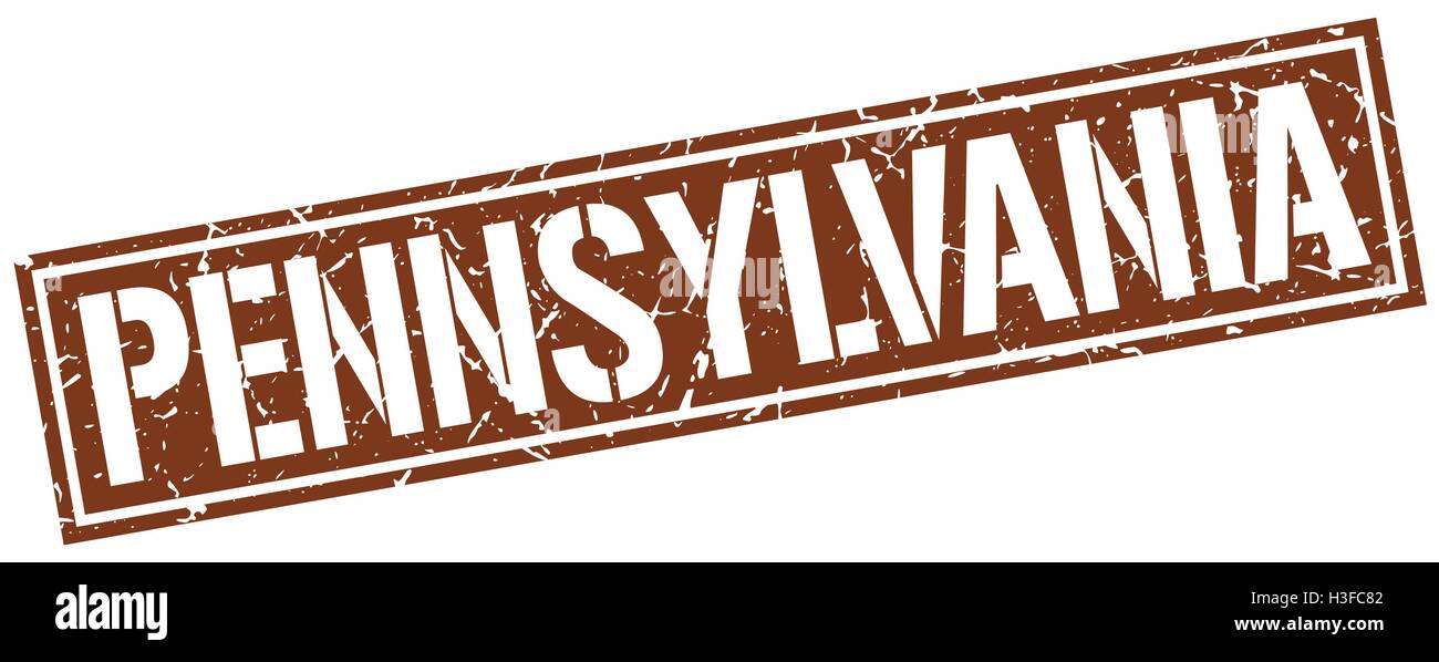 Pennsylvania stamp vector vectors hi-res stock photography and images ...