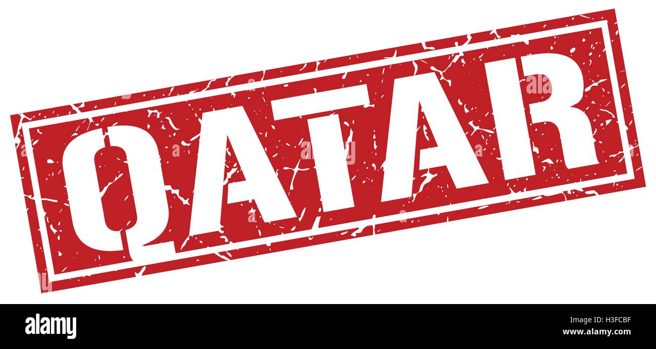 Qatar stamp vector vectors hi-res stock photography and images - Alamy