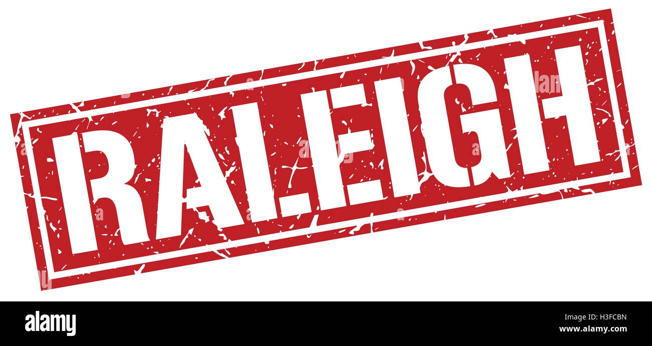 Raleigh red square stamp Stock Vector Image & Art - Alamy
