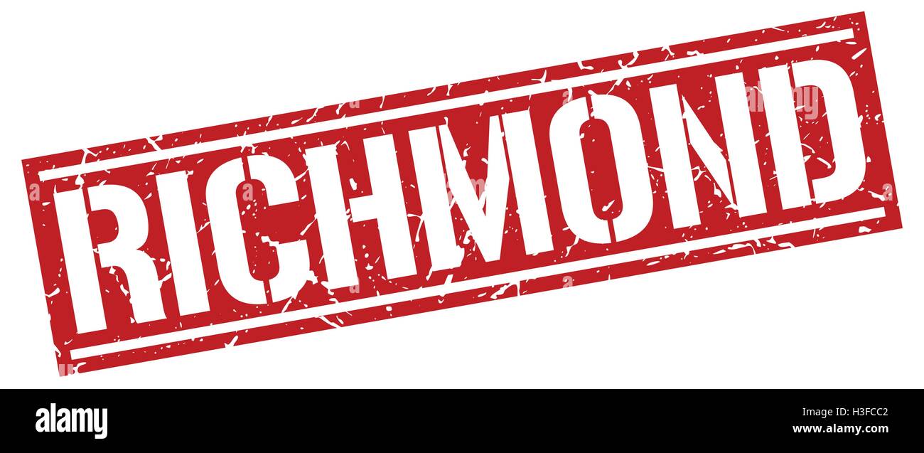Richmond red square stamp Stock Vector Image & Art - Alamy