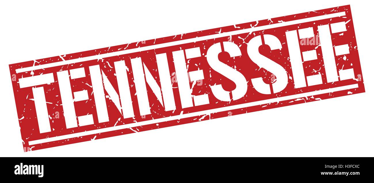 Tennessee red square stamp Stock Vector Image & Art - Alamy