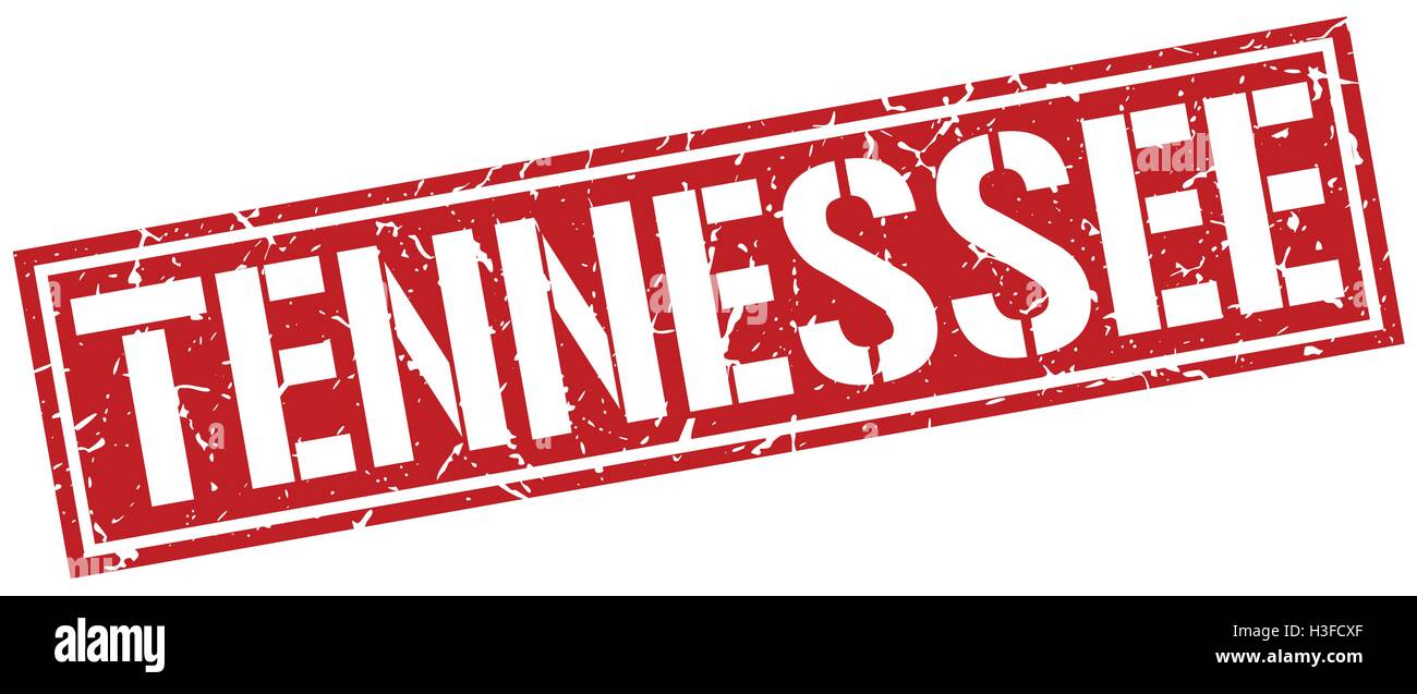 Tennessee red square stamp Stock Vector Image & Art - Alamy