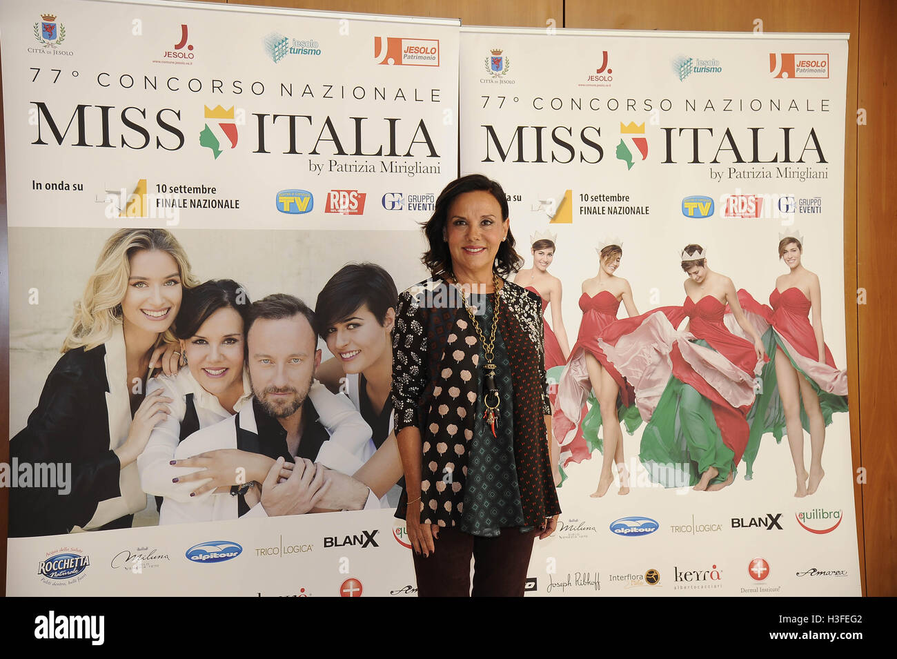 Patrizia Mirigliani attending the launch of the 77th Miss Italia beauty ...