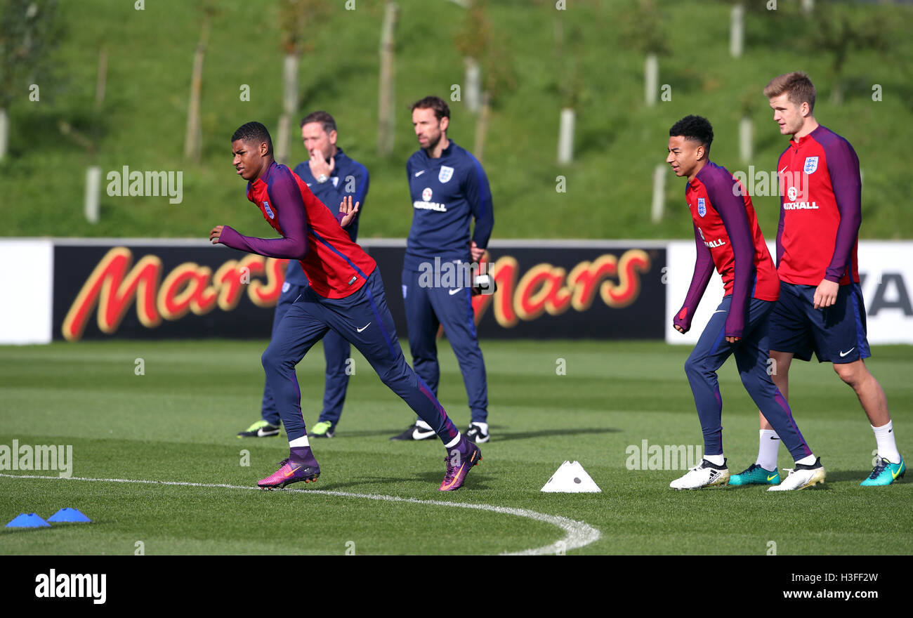 Eric dier during training session at st georges park hi-res stock ...