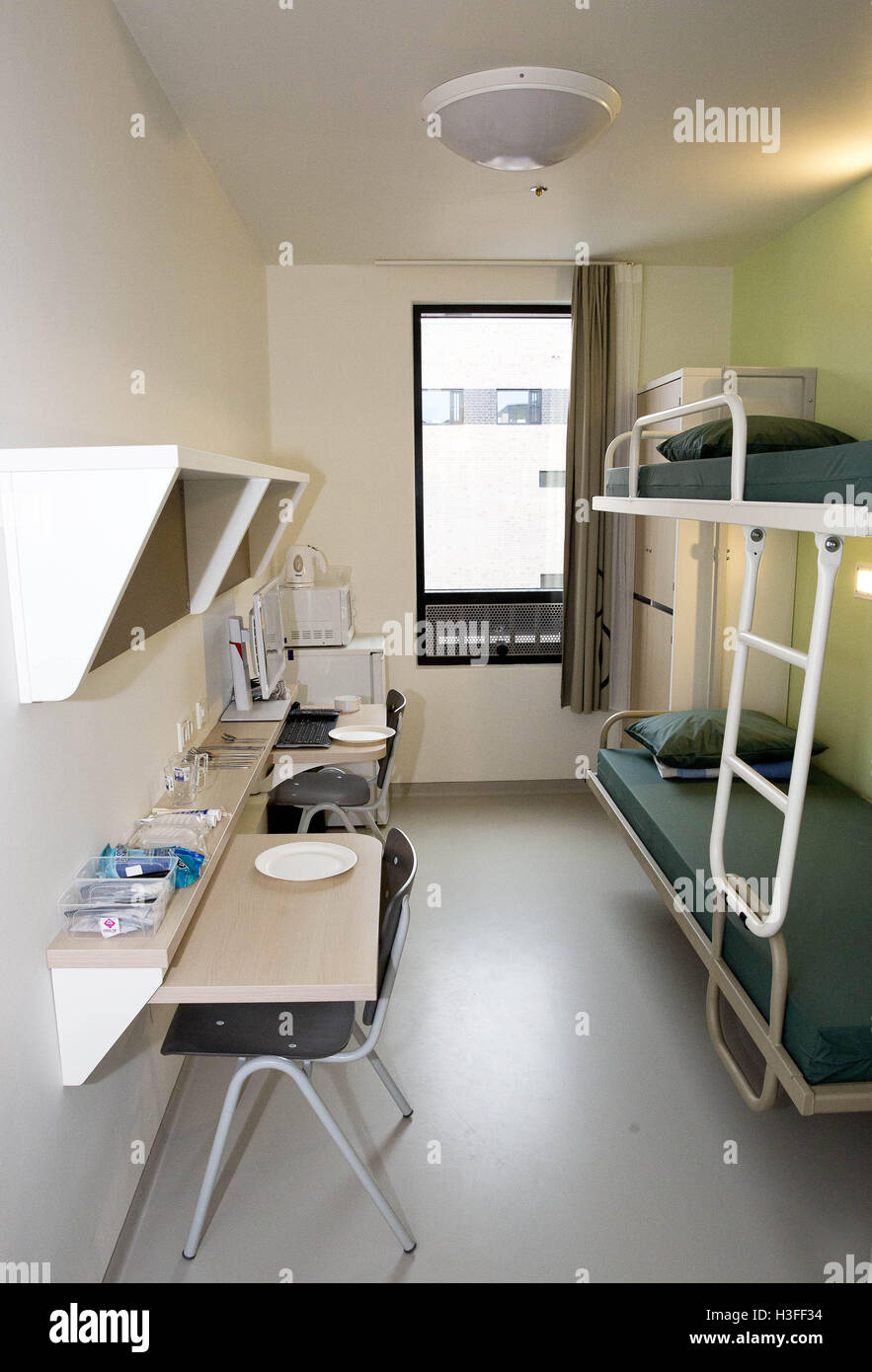 Interior of a cell as King Willem-Alexander of the Netherlands opens of ...