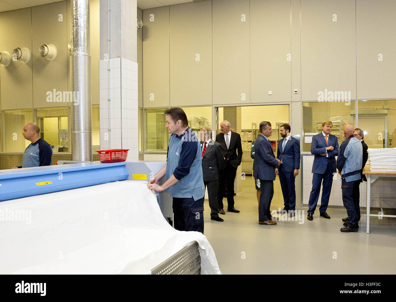 King Willem-Alexander of the Netherlands during the official opening of ...