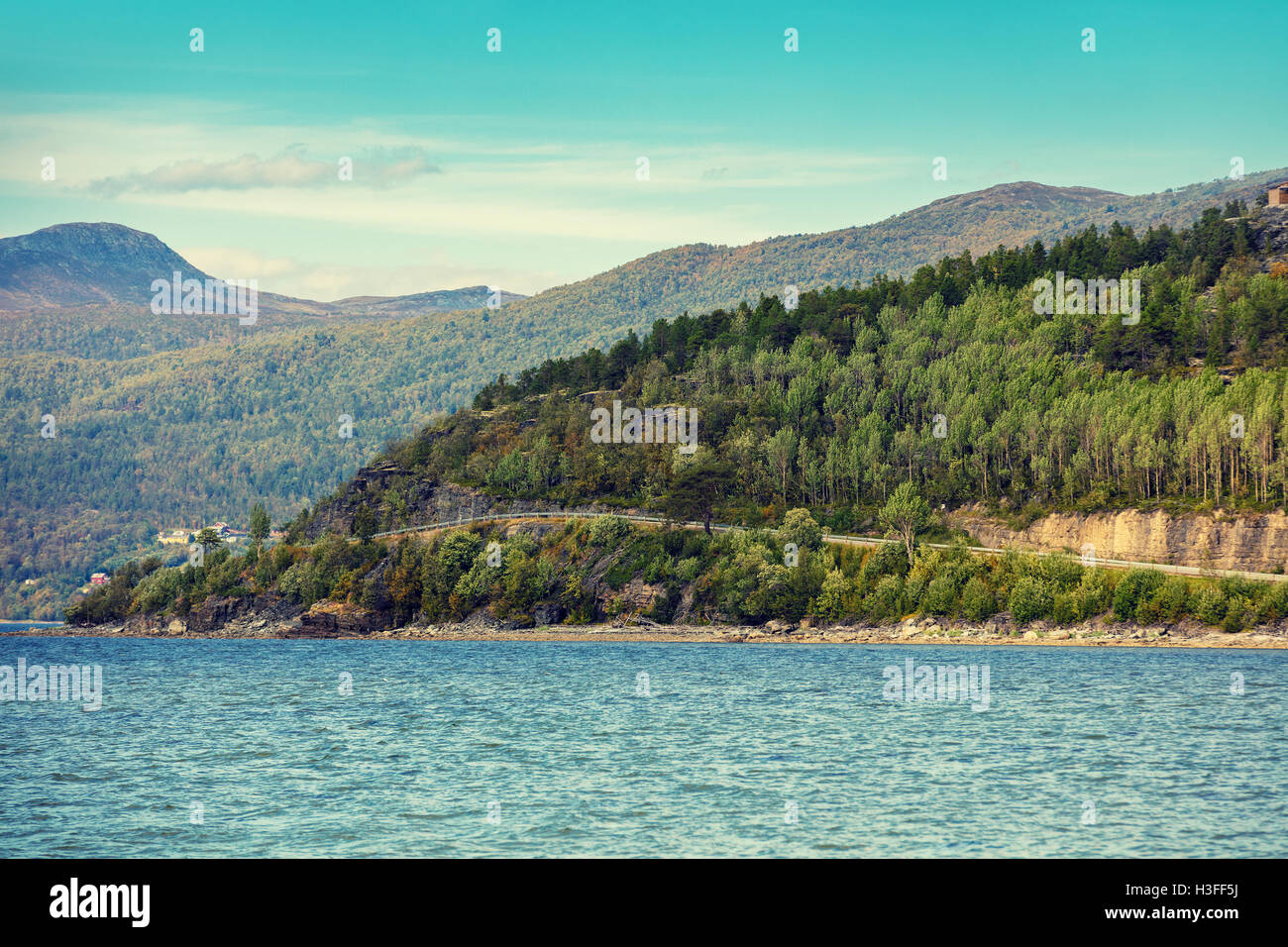 Fjord blue water norway hi-res stock photography and images - Alamy
