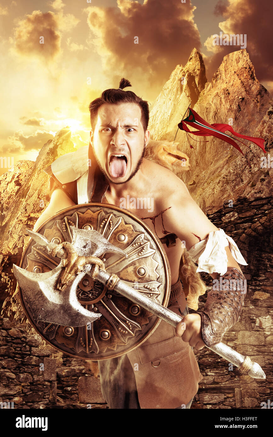 Man gladiator hi-res stock photography and images - Alamy