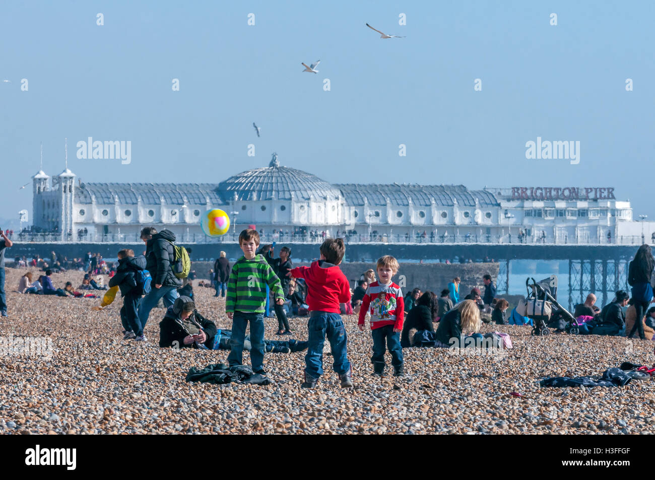 Sunny february day at the seaside hi-res stock photography and images ...
