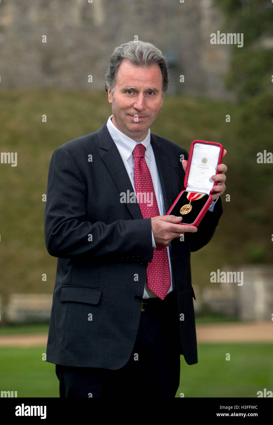 Sir Oliver Letwin after he was made a Knight Bachelor by Queen ...