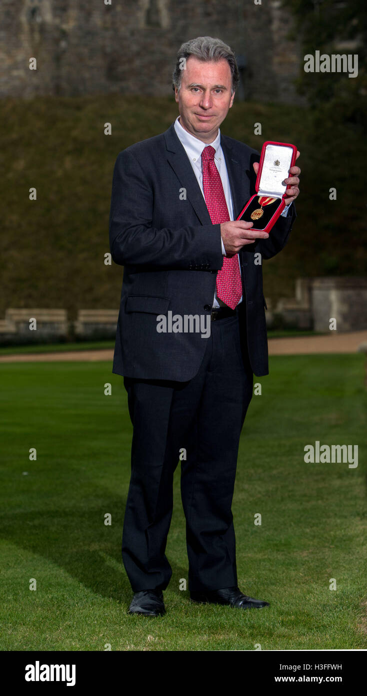 Sir Oliver Letwin after he was made a Knight Bachelor by Queen ...