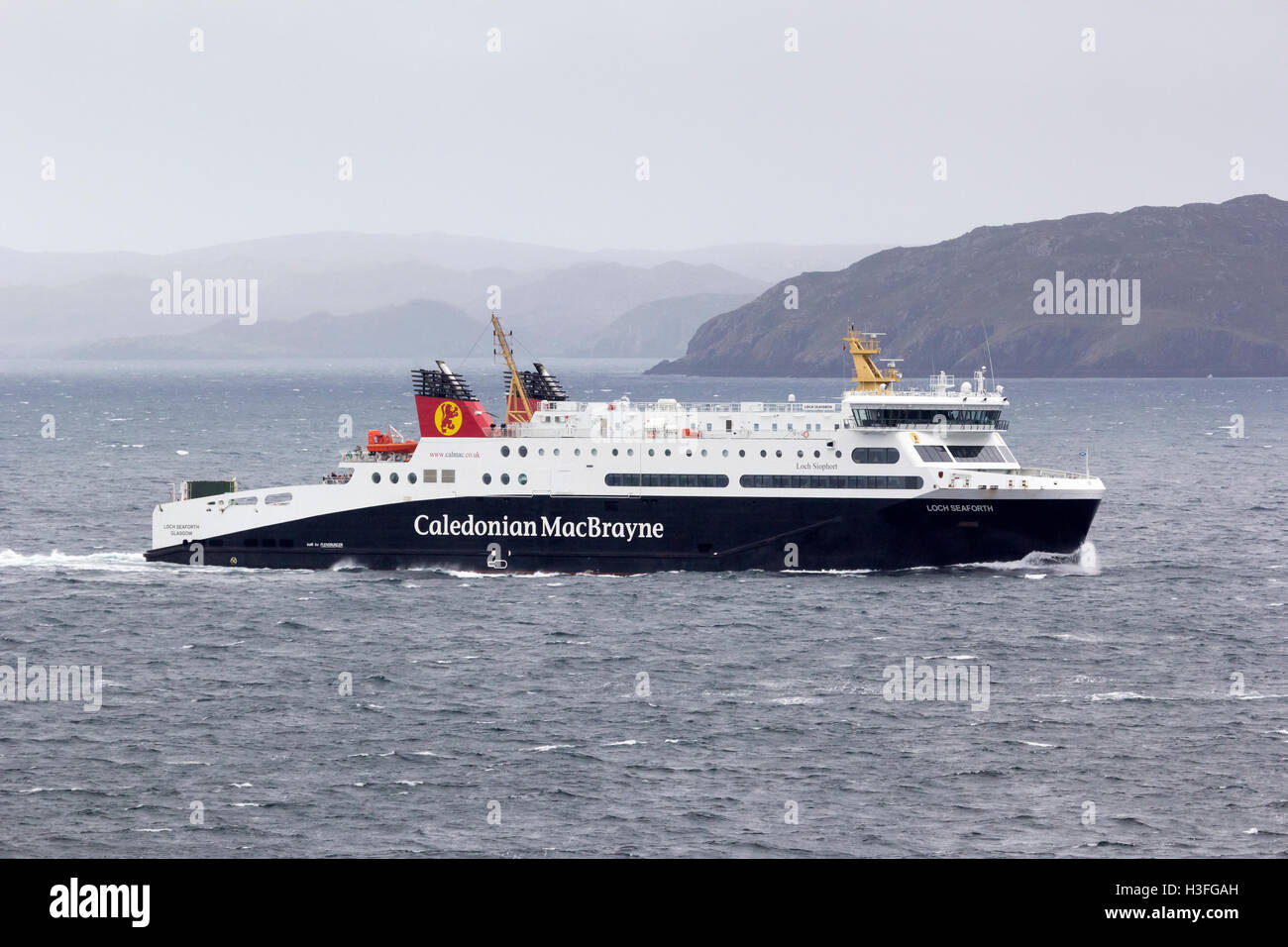 The Caledonian MacBrayne Ferry the Loch Seaforth, Isle of Lewis, Western Isles Scotland United ...