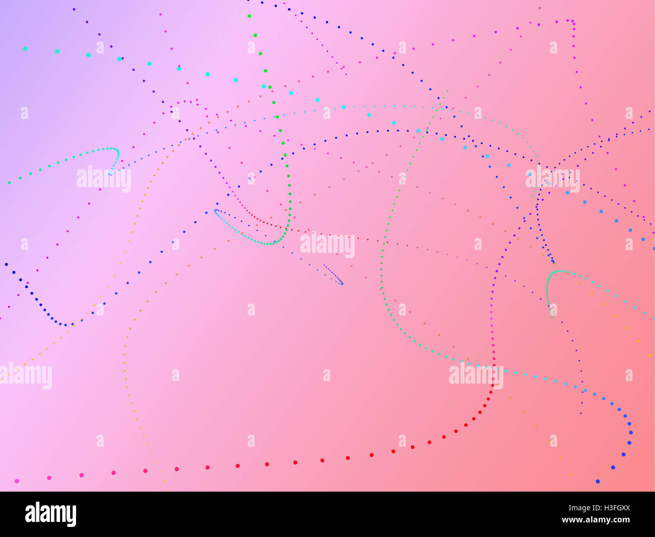 Dynamic and Bright Linear Sphere with Colorful Gradient Stock Photo - Alamy