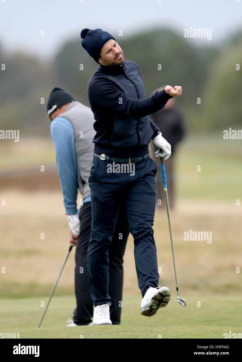 Jamie redknapp reacts hi-res stock photography and images - Alamy