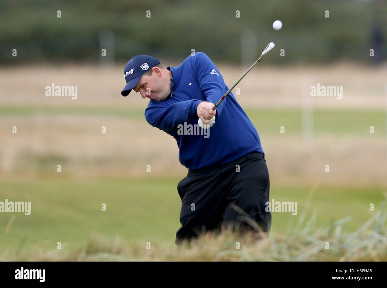 Anthony Wall hits his 2nd shot on the 5th hole during day two of the ...