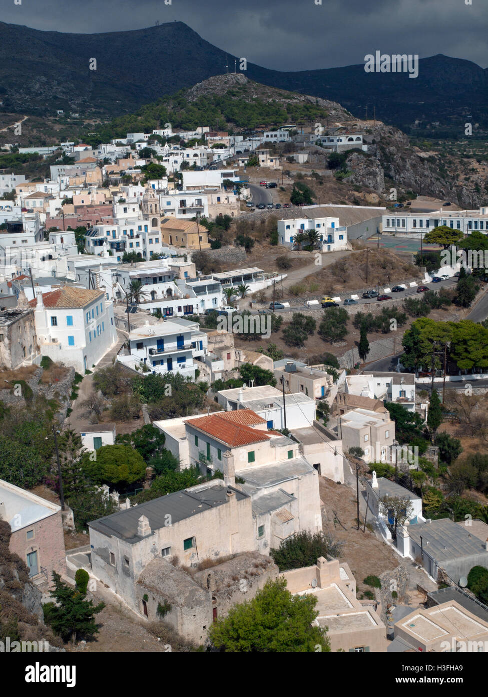 Hora, the capital of the Greek island, Kythira Stock Photo - Alamy