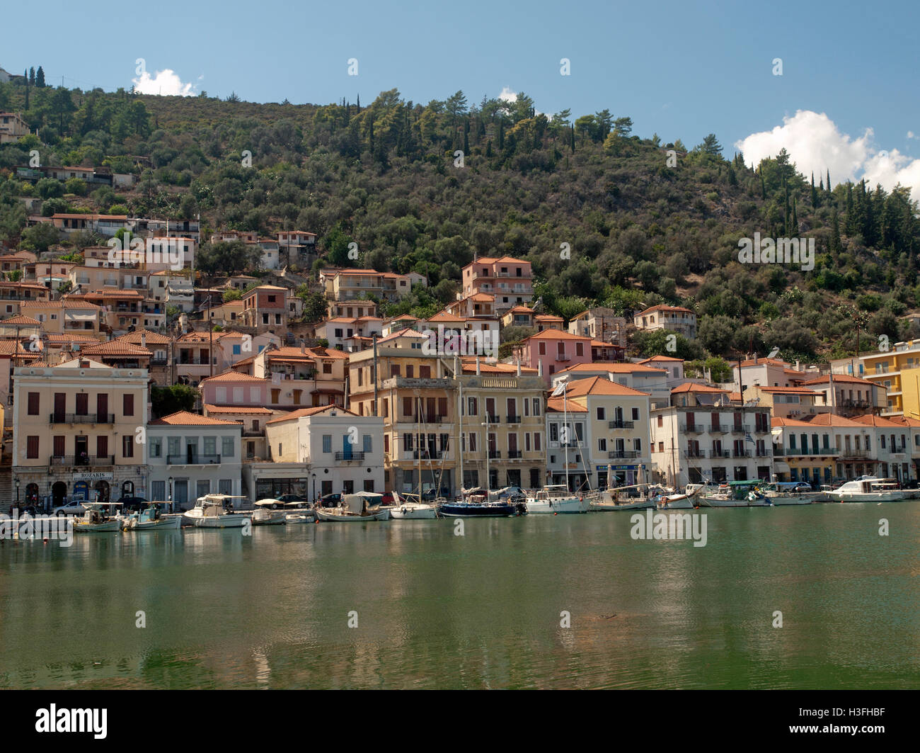 The Greek town of Gytheio Stock Photo - Alamy