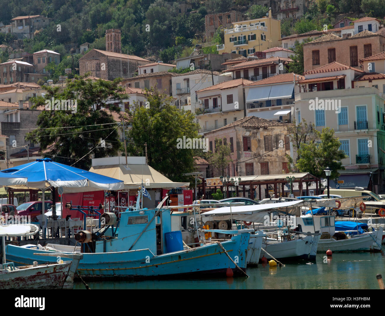 The Greek town of Gytheio Stock Photo - Alamy