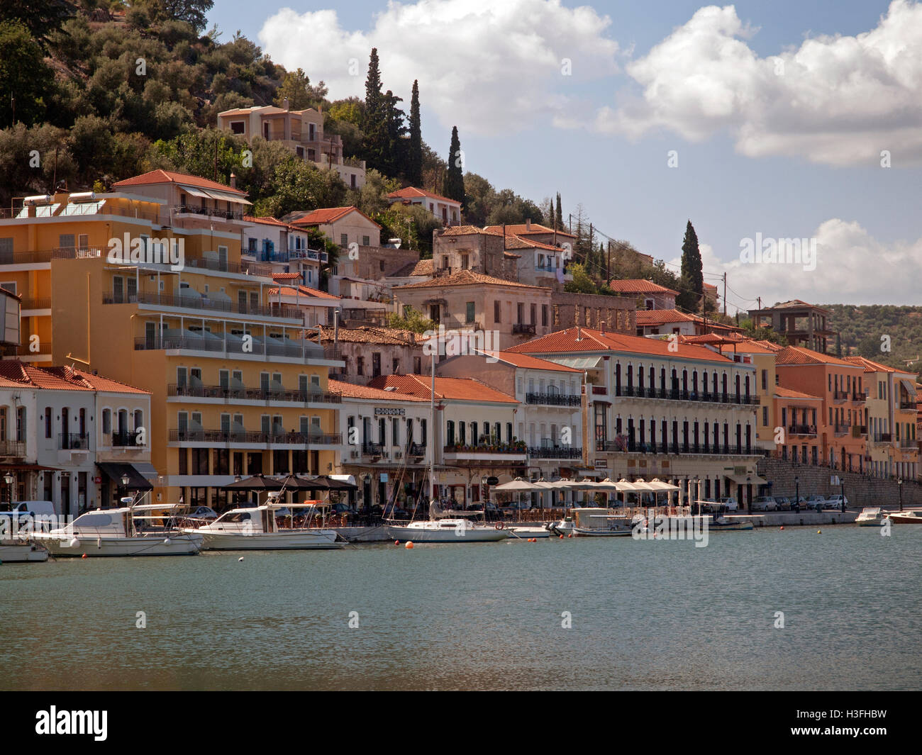 The Greek town of Gytheio Stock Photo - Alamy