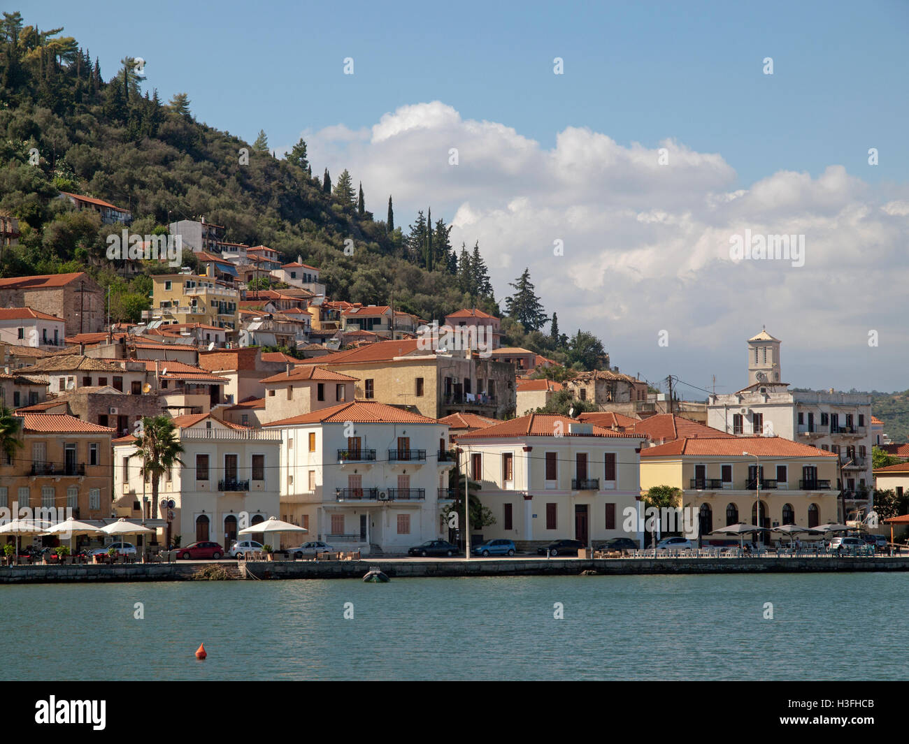 The Greek town of Gytheio Stock Photo - Alamy