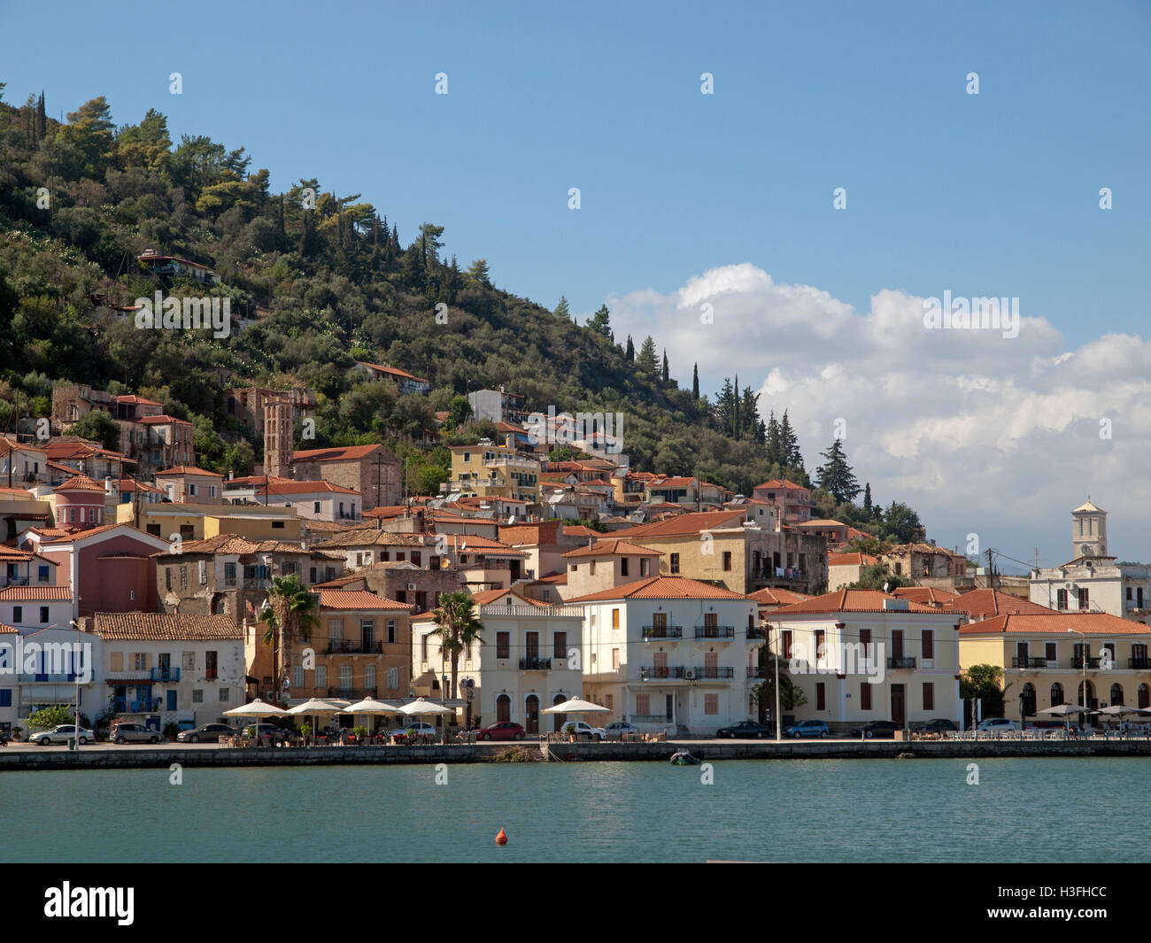 The Greek town of Gytheio Stock Photo - Alamy