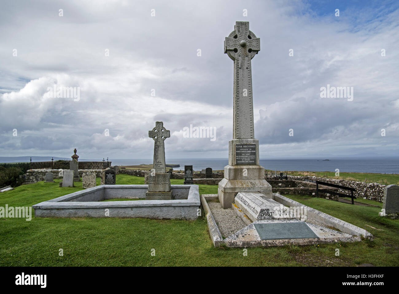 Flora MacDonald's monument on the Kilmuir Cemetery, Isle of Skye ...