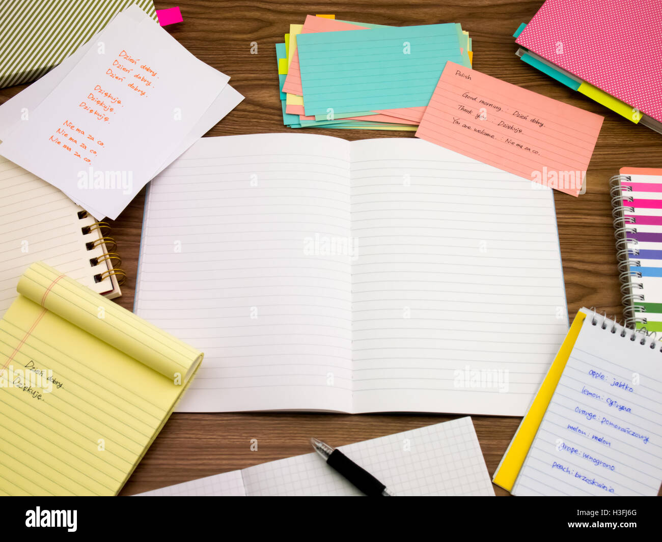 Polish writing hi-res stock photography and images - Alamy