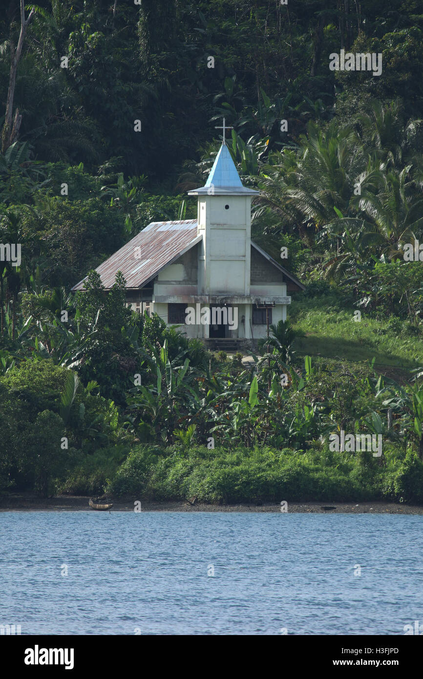 Little Church by the Sea Stock Photo - Alamy