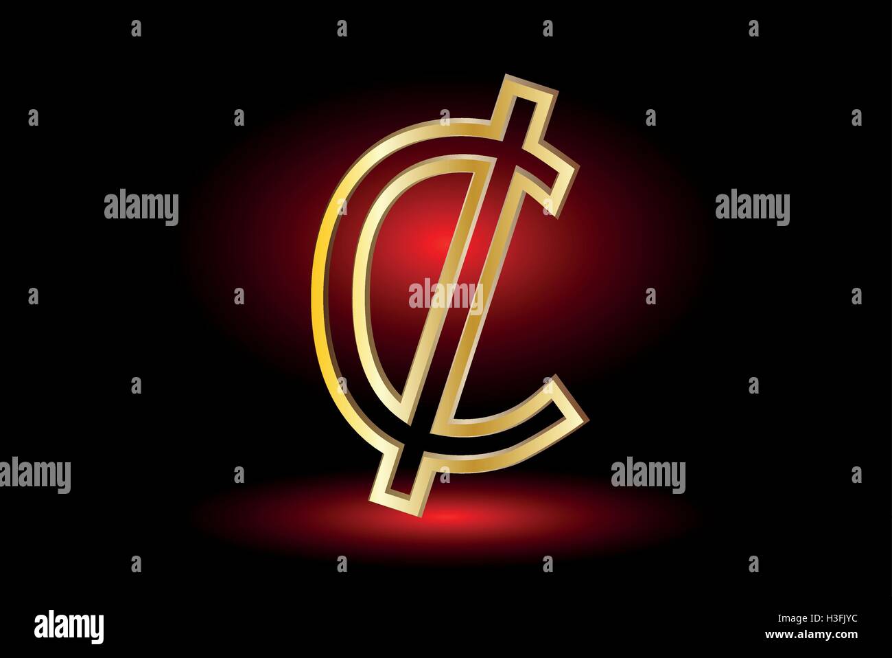 Cent vector icon , Cent ,Cent symbol Stock Vector Image & Art - Alamy