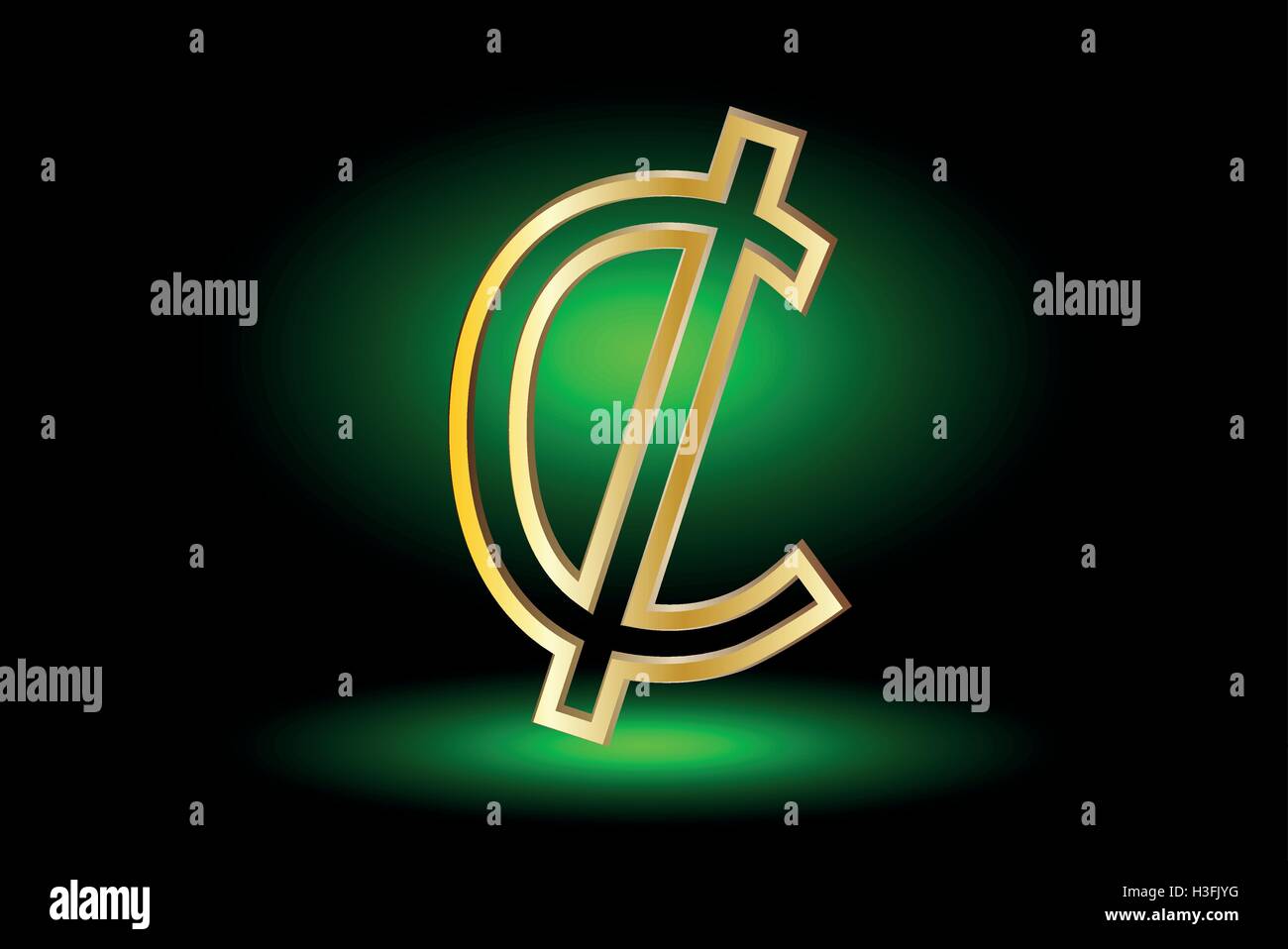 Cents sign Stock Vector Images - Alamy