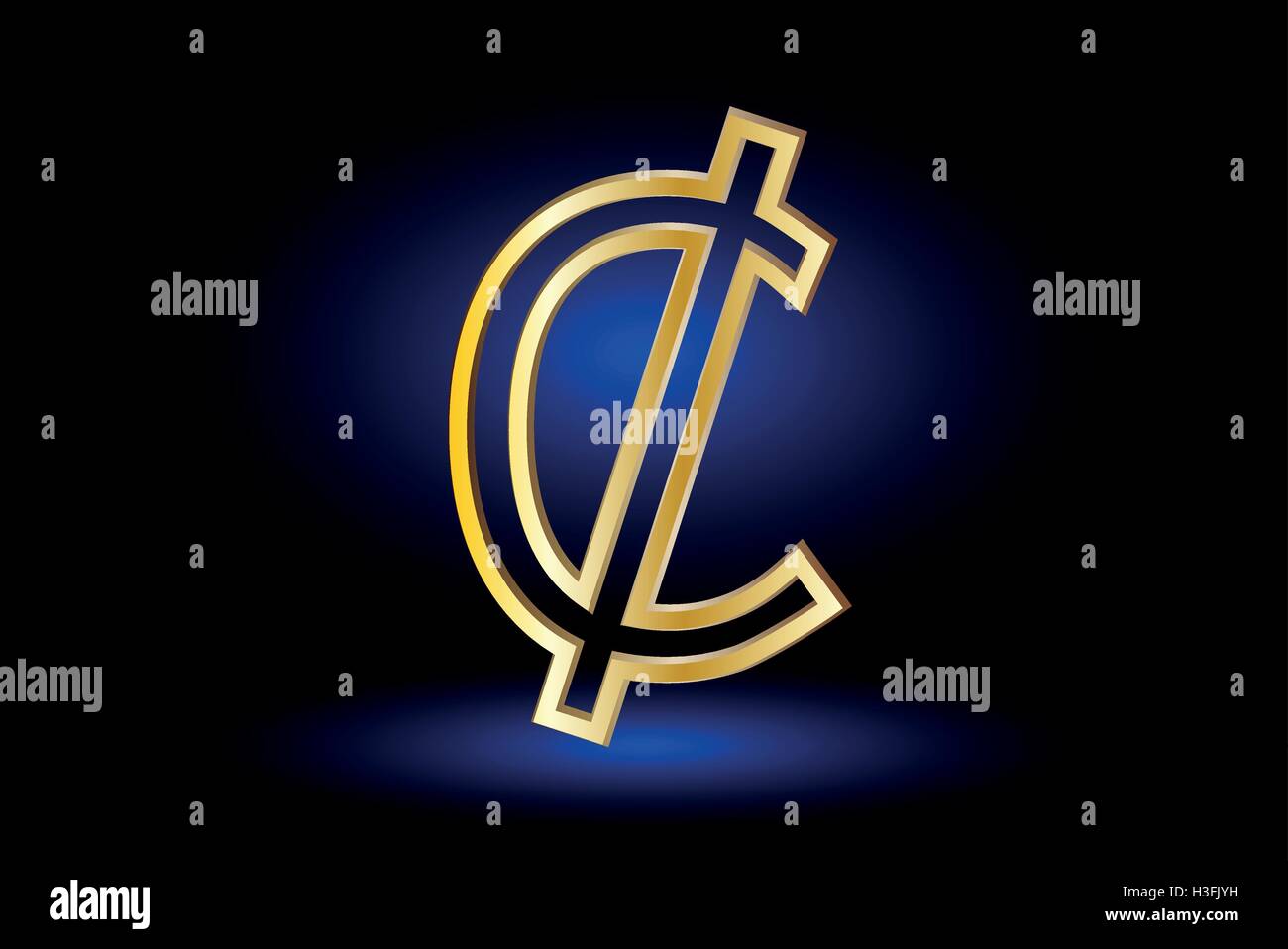 Cents sign Stock Vector Images - Alamy