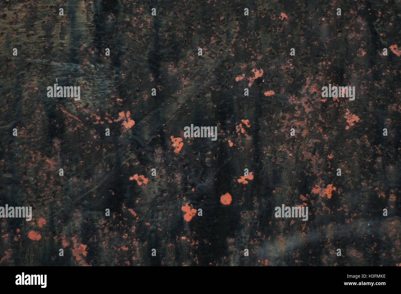 Chipped black painted iron panel for abstract or backgrounds Stock ...